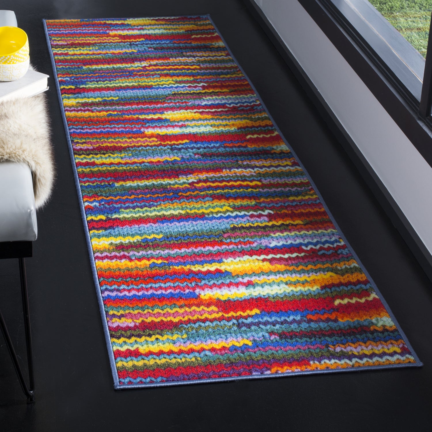 Safavieh Aztec AZT209B Coral/Multi Area Rug – Incredible Rugs and Decor