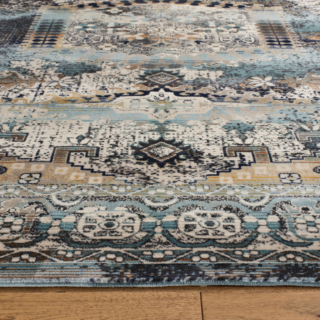 Safavieh Baldwin BDN128C Ivory/Teal Area Rug – Incredible Rugs and Decor