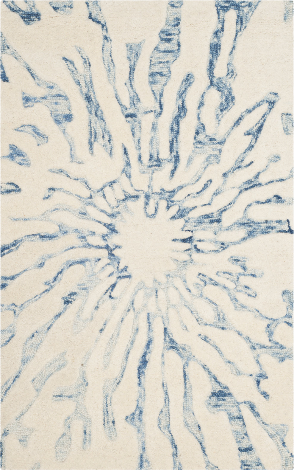 Safavieh Bella 129 Dark Blue/Ivory Area Rug – Incredible Rugs and Decor