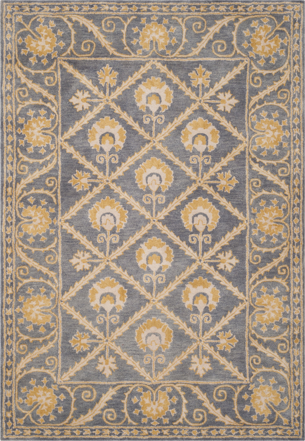 Safavieh Bella 152 Blue/Gold Area Rug – Incredible Rugs and Decor