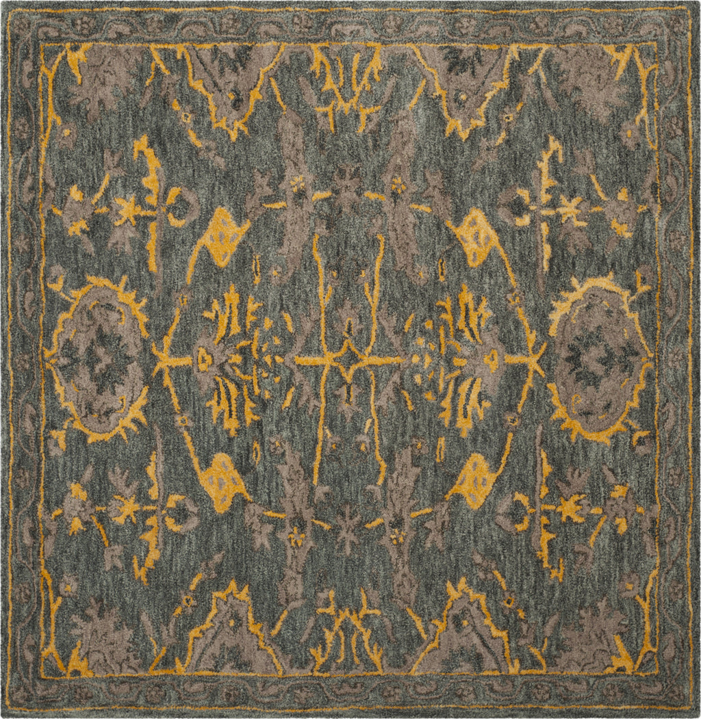 Safavieh Bella 671 Blue Grey/Gold Area Rug – Incredible Rugs and Decor