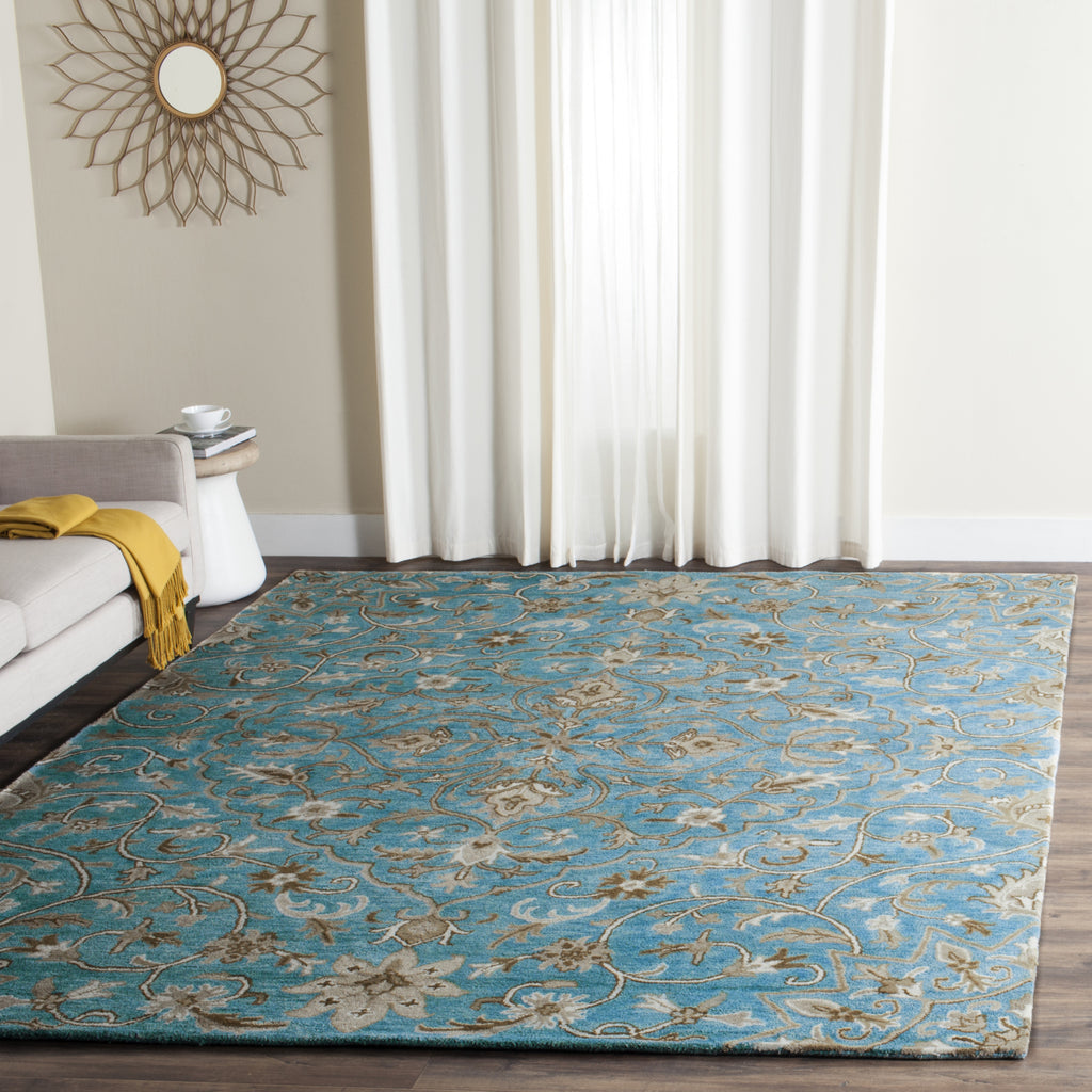 Safavieh Bella 673 Blue/Taupe Area Rug – Incredible Rugs and Decor