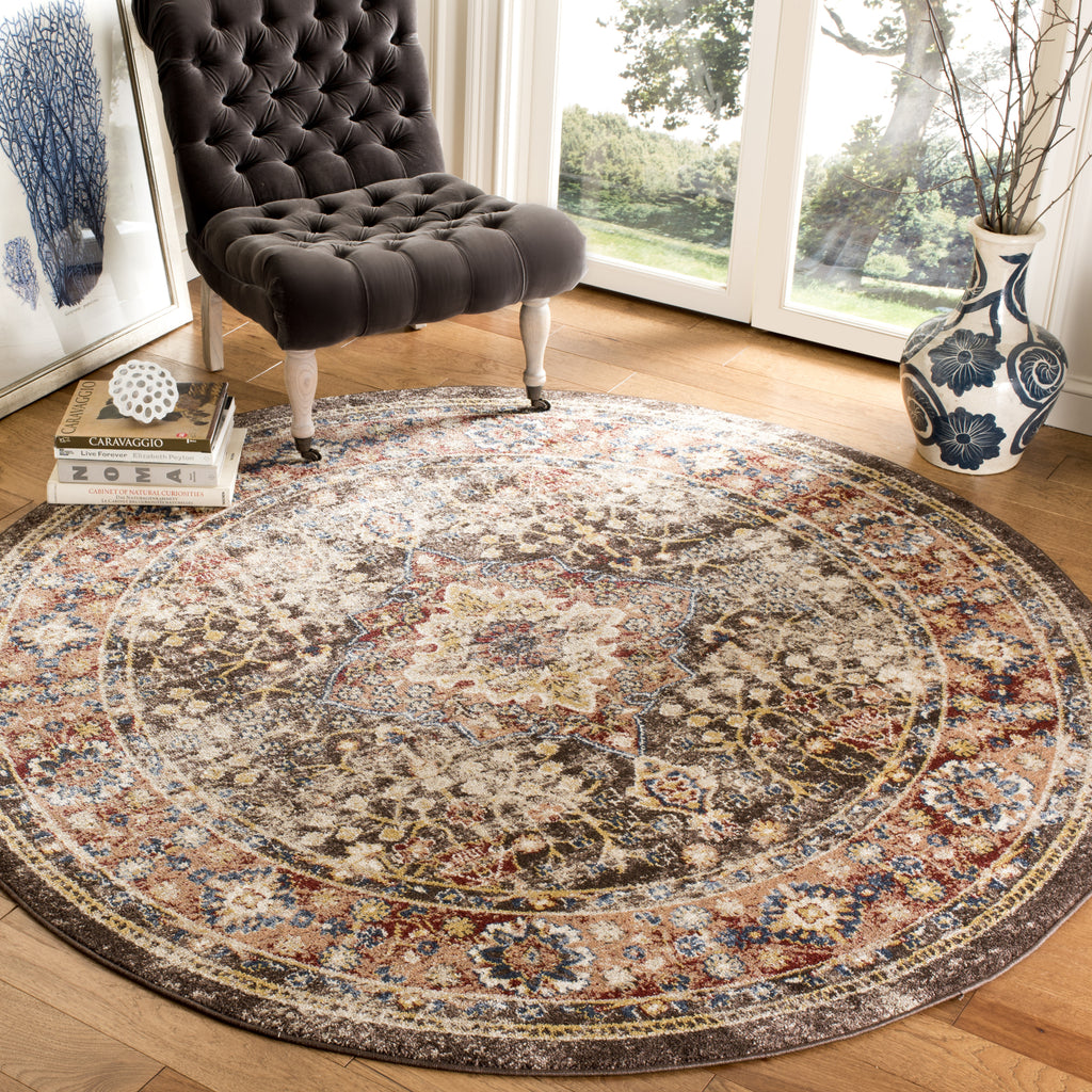 Safavieh Bijar BIJ652D Brown/Rust Area Rug – Incredible Rugs and Decor