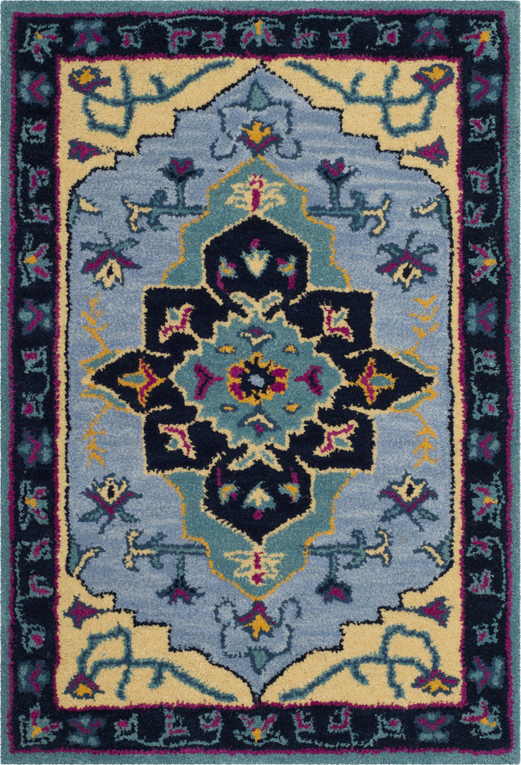 Safavieh Bellagio 506 Light Blue/Multi Area Rug – Incredible Rugs and Decor