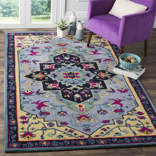 Safavieh Bellagio 506 Light Blue/Multi Area Rug – Incredible Rugs and Decor