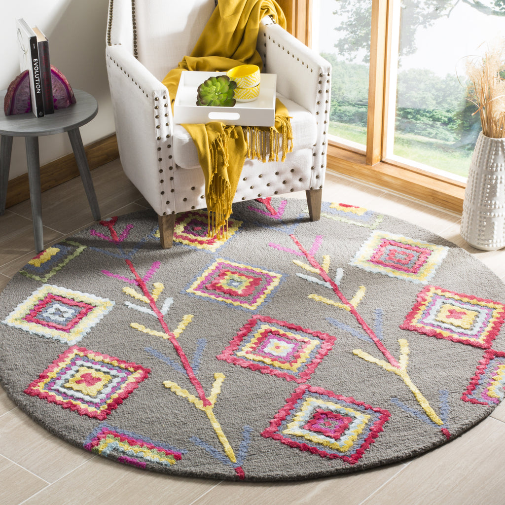 Safavieh Bellagio 551 Dark Grey/Multi Area Rug – Incredible Rugs and Decor