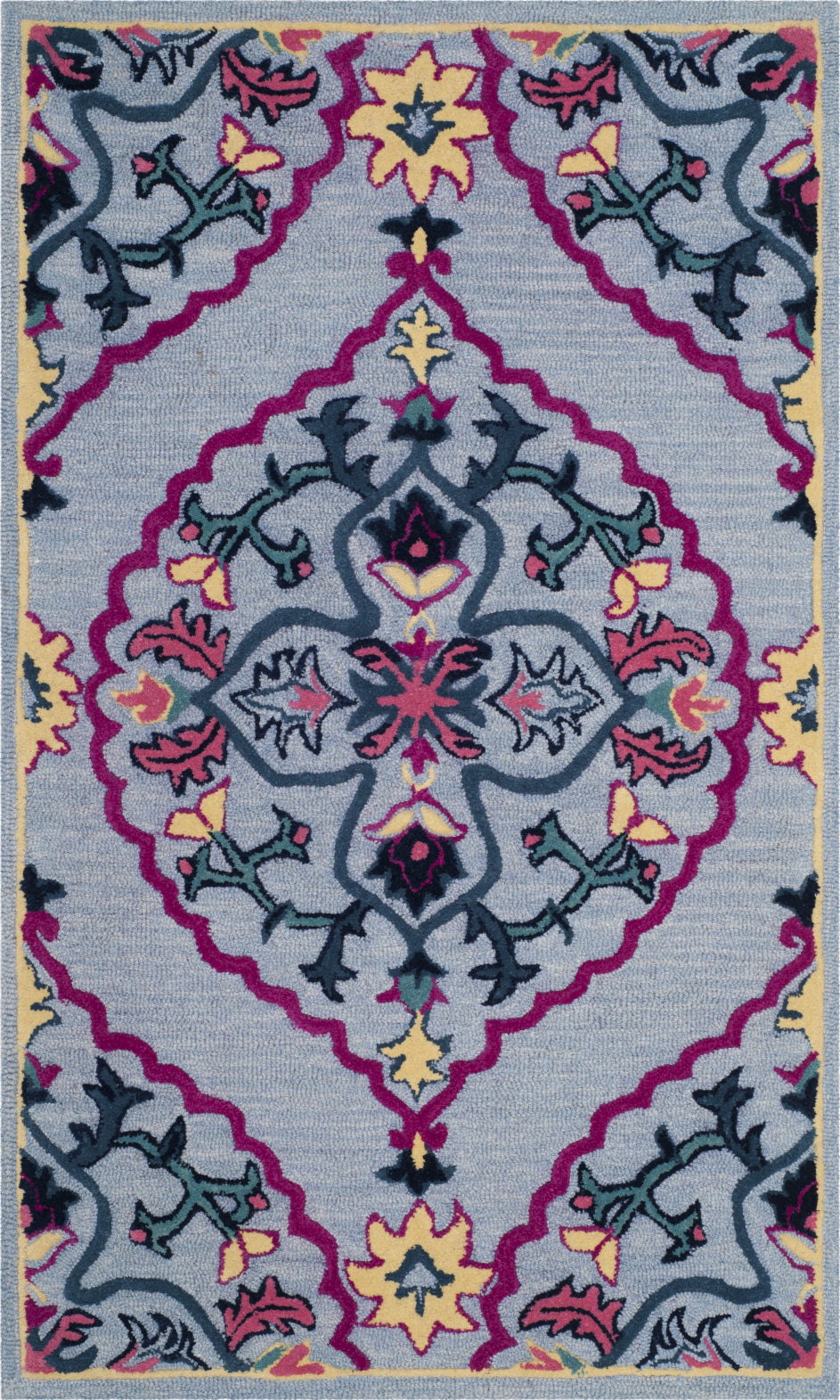 Safavieh Bellagio 605 Blue/Multi Area Rug – Incredible Rugs and Decor