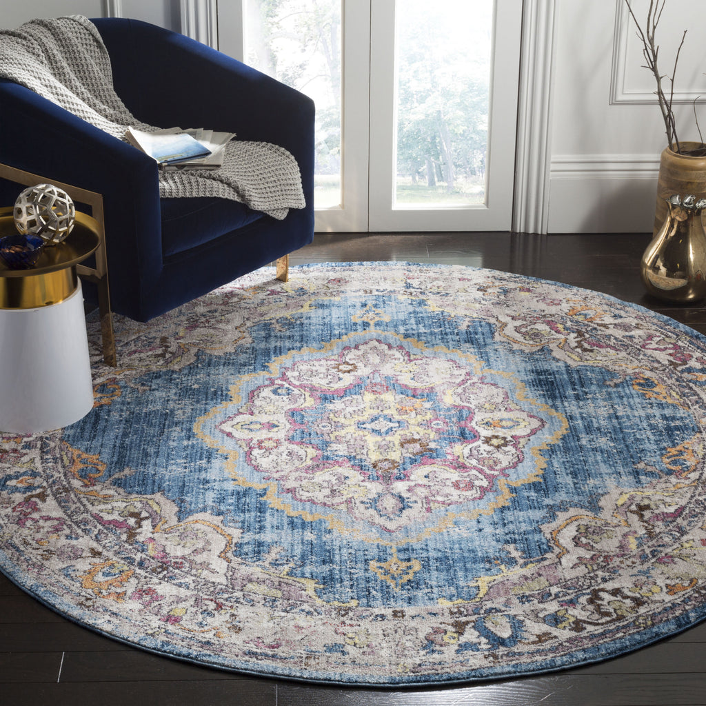 Safavieh Bristol BTL343C Blue/Light Grey Area Rug – Incredible Rugs and ...