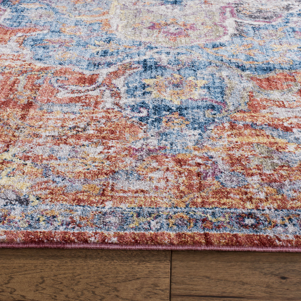 Safavieh Bristol BTL350S Blue/Orange Area Rug – Incredible Rugs and Decor
