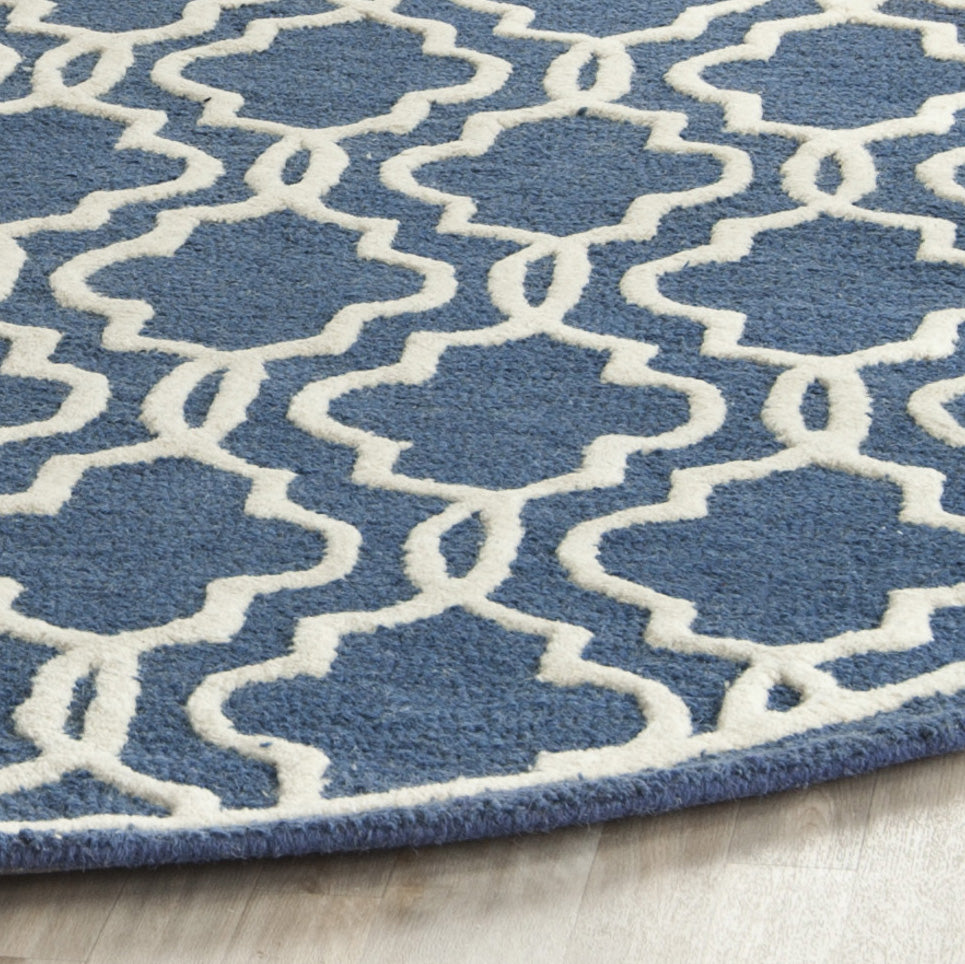 Safavieh Cambridge 131 Navy/Ivory Area Rug – Incredible Rugs and Decor