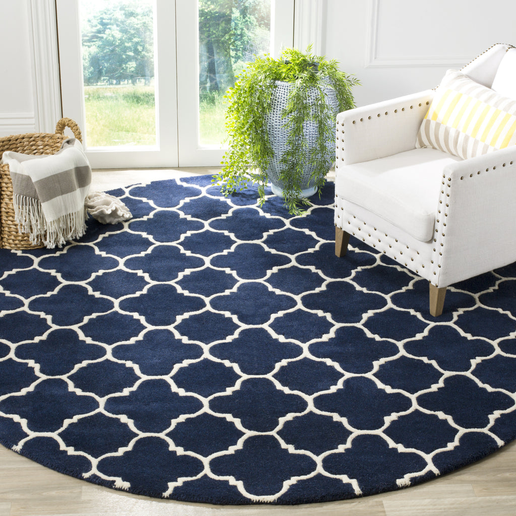Safavieh Chatham Cht717 Dark Blue/Ivory Area Rug – Incredible Rugs and ...