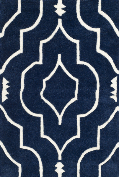 Safavieh Chatham 736 Dark Blue/Ivory Area Rug – Incredible Rugs and Decor