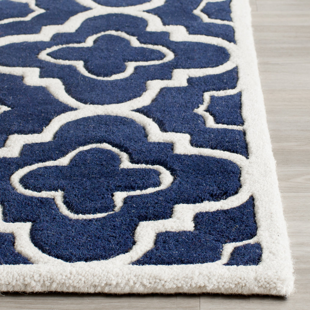 Safavieh Chatham 750 Dark Blue/Ivory Area Rug – Incredible Rugs and Decor