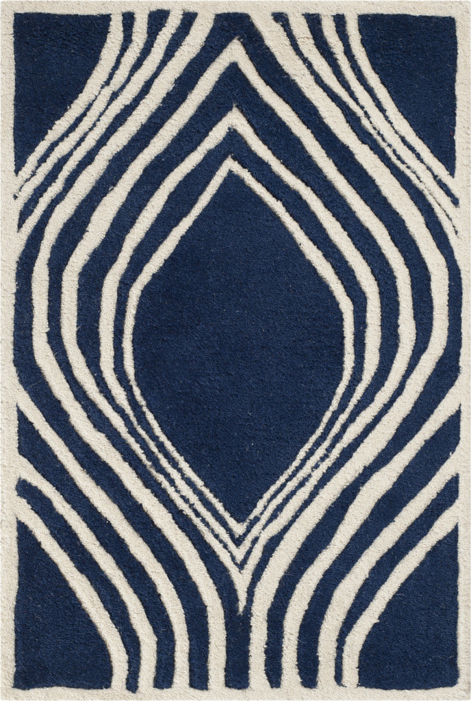 Safavieh Chatham 758 Dark Blue/Ivory Area Rug – Incredible Rugs and Decor