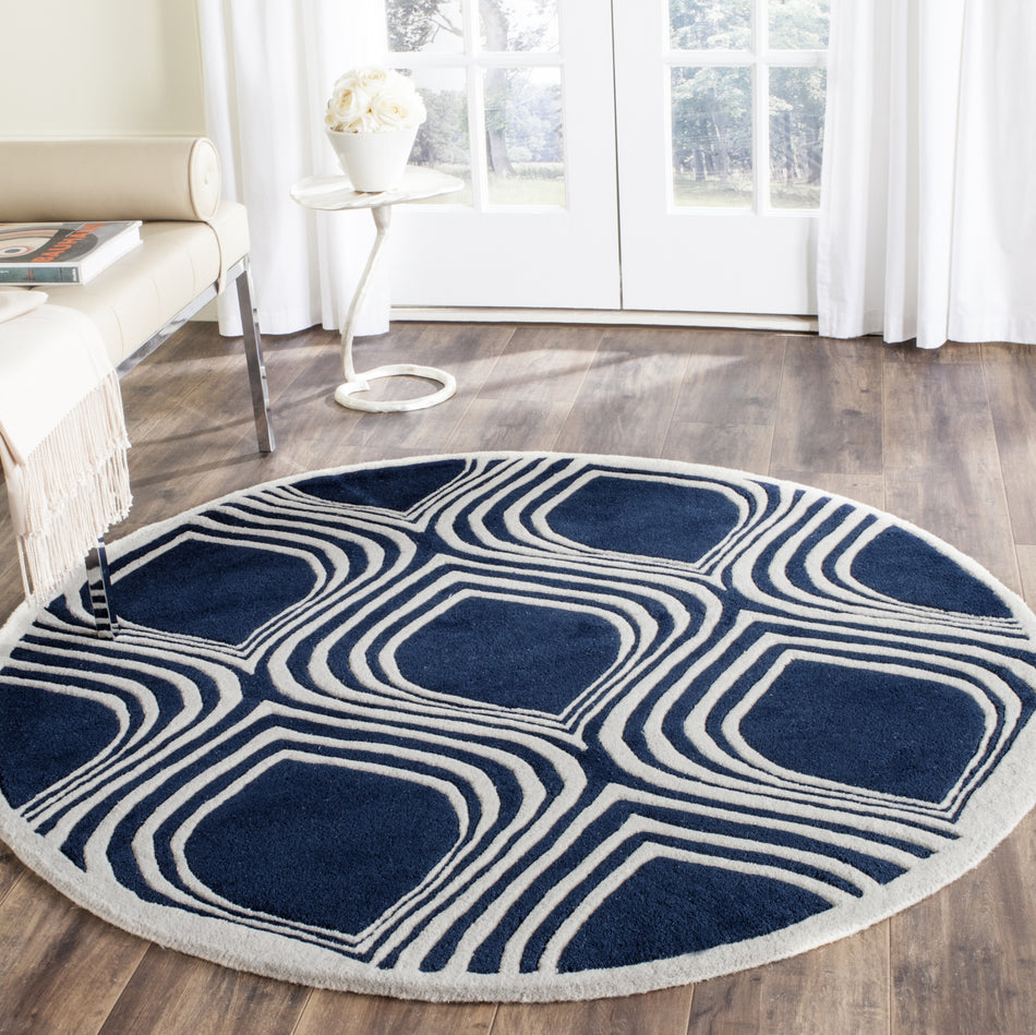 Safavieh Chatham 758 Dark Blue/Ivory Area Rug – Incredible Rugs and Decor