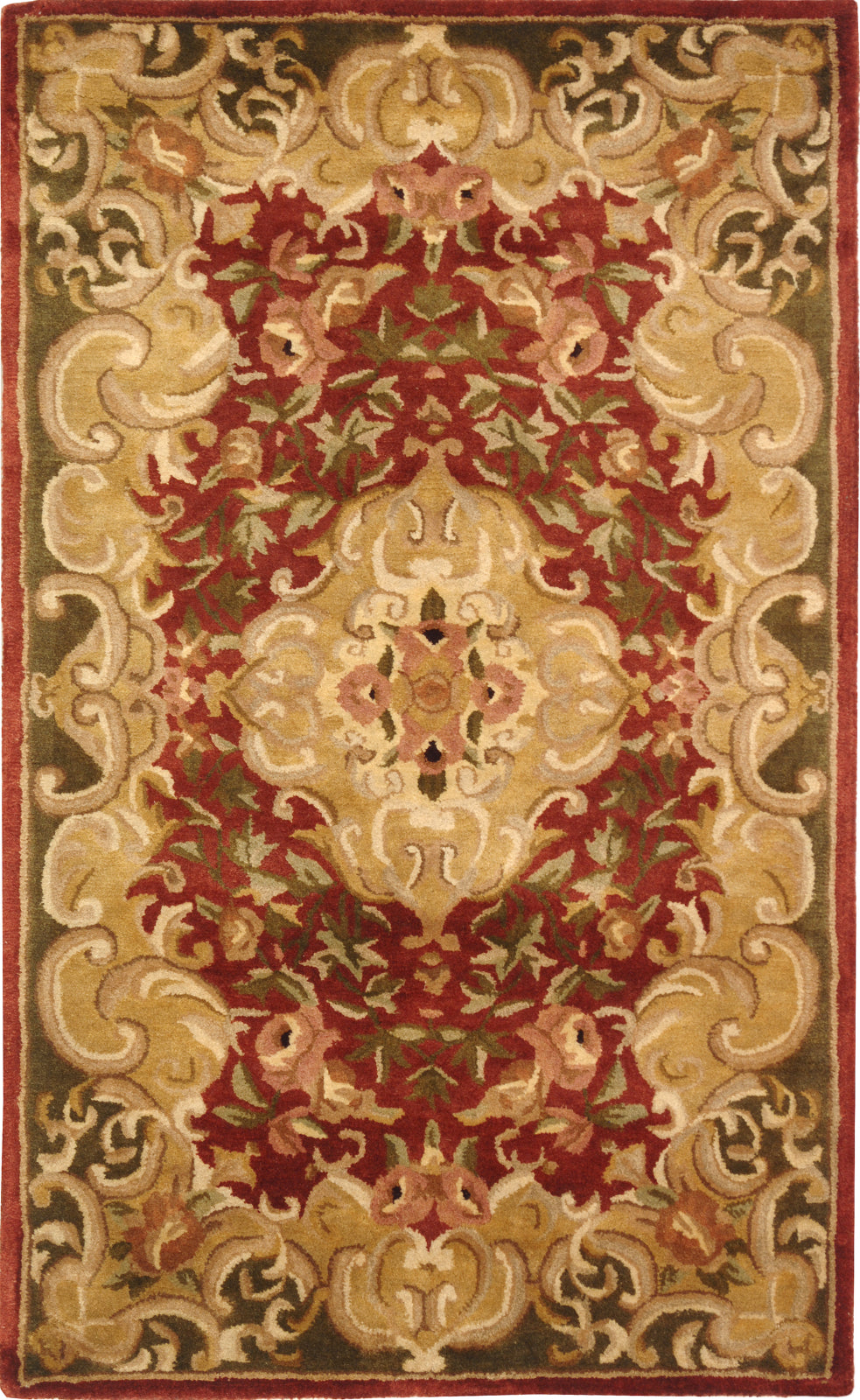 Safavieh Classic Cl234 Rust/Green Area Rug – Incredible Rugs and Decor