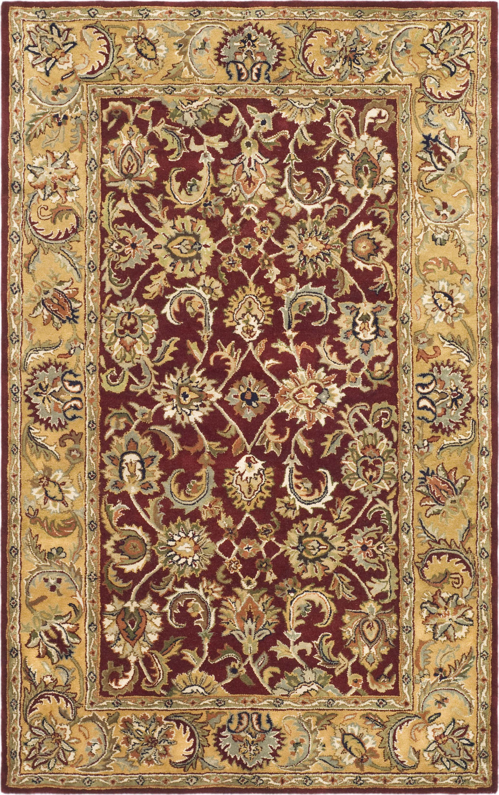 Safavieh Classic Cl758 Red/Gold Area Rug – Incredible Rugs and Decor