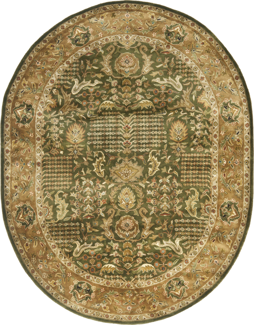 Safavieh Classic Cl764 Light Green/Gold Area Rug – Incredible Rugs and ...
