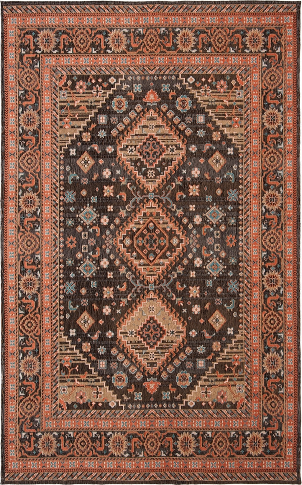Safavieh Classic Vintage CLV114Z Black/Rust Area Rug – Incredible Rugs ...