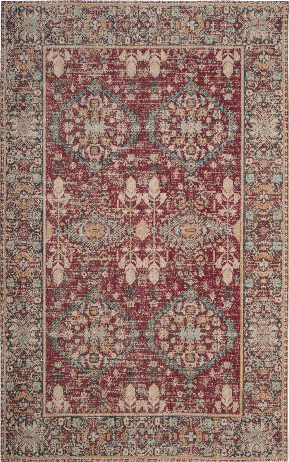Safavieh Classic Vintage CLV302A Red/Multi Area Rug – Incredible Rugs ...