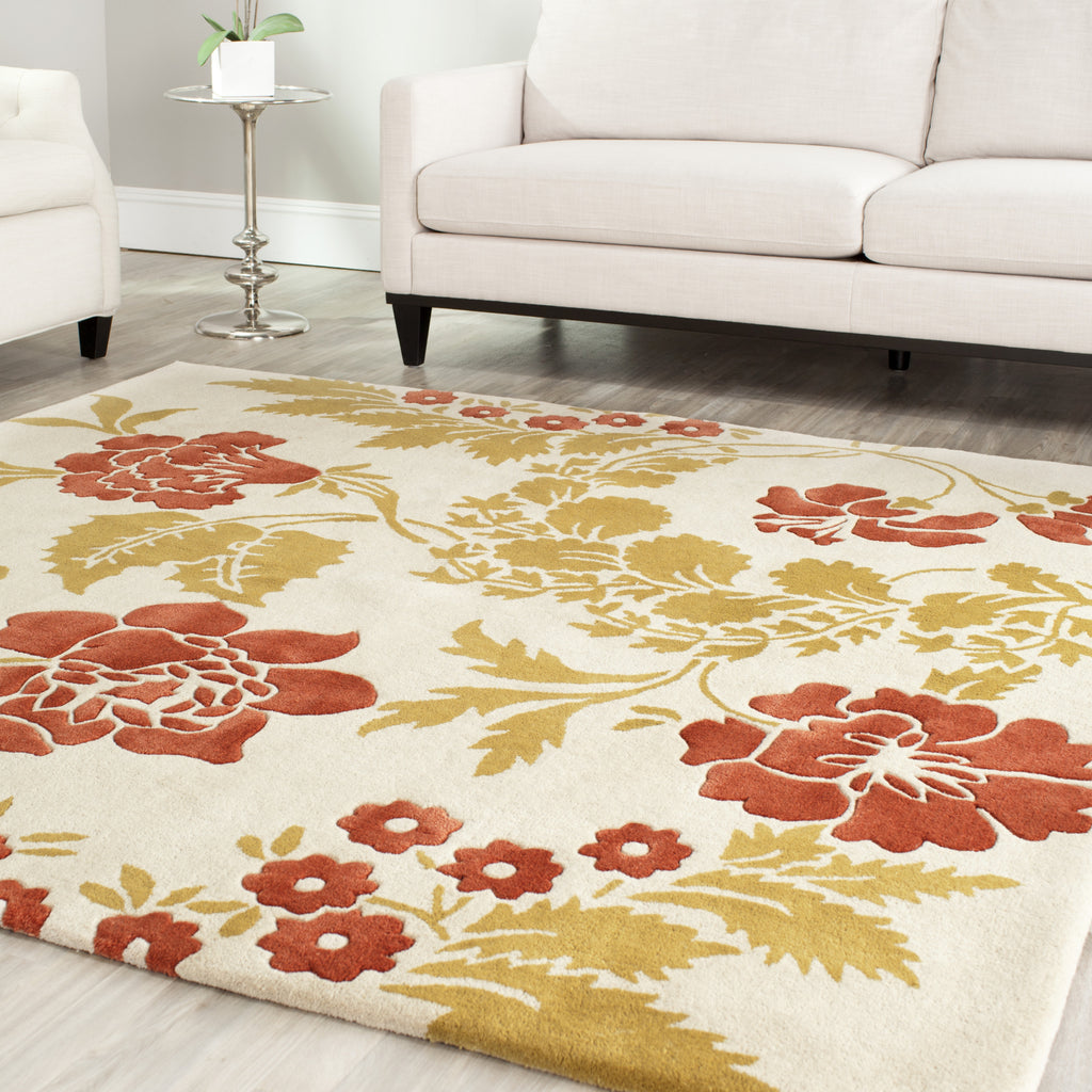 Safavieh Capri Cpr340 Beige/Rust Area Rug – Incredible Rugs and Decor