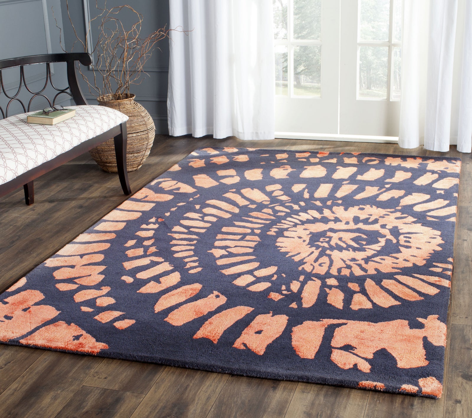 Safavieh Capri 411 Steel/Blue Area Rug – Incredible Rugs and Decor