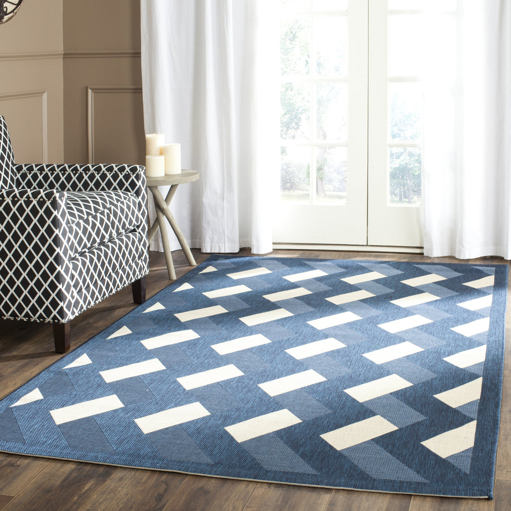Safavieh Courtyard CY7430 Navy/Beige Area Rug – Incredible Rugs and Decor