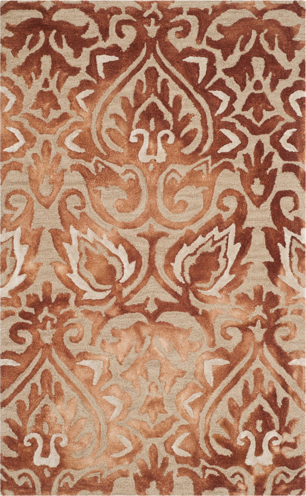 Safavieh Dip Dye 511 Copper/Beige Area Rug – Incredible Rugs and Decor