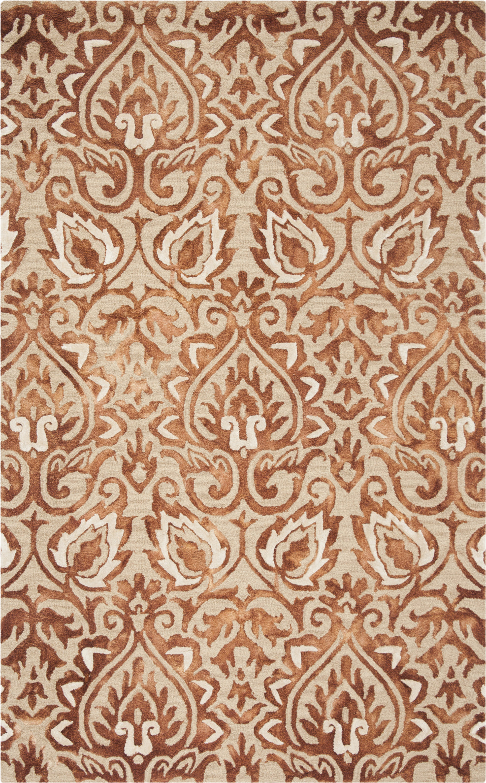 Safavieh Dip Dye 511 Copper/Beige Area Rug – Incredible Rugs and Decor