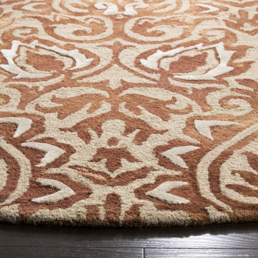 Safavieh Dip Dye 511 Copper/Beige Area Rug – Incredible Rugs and Decor