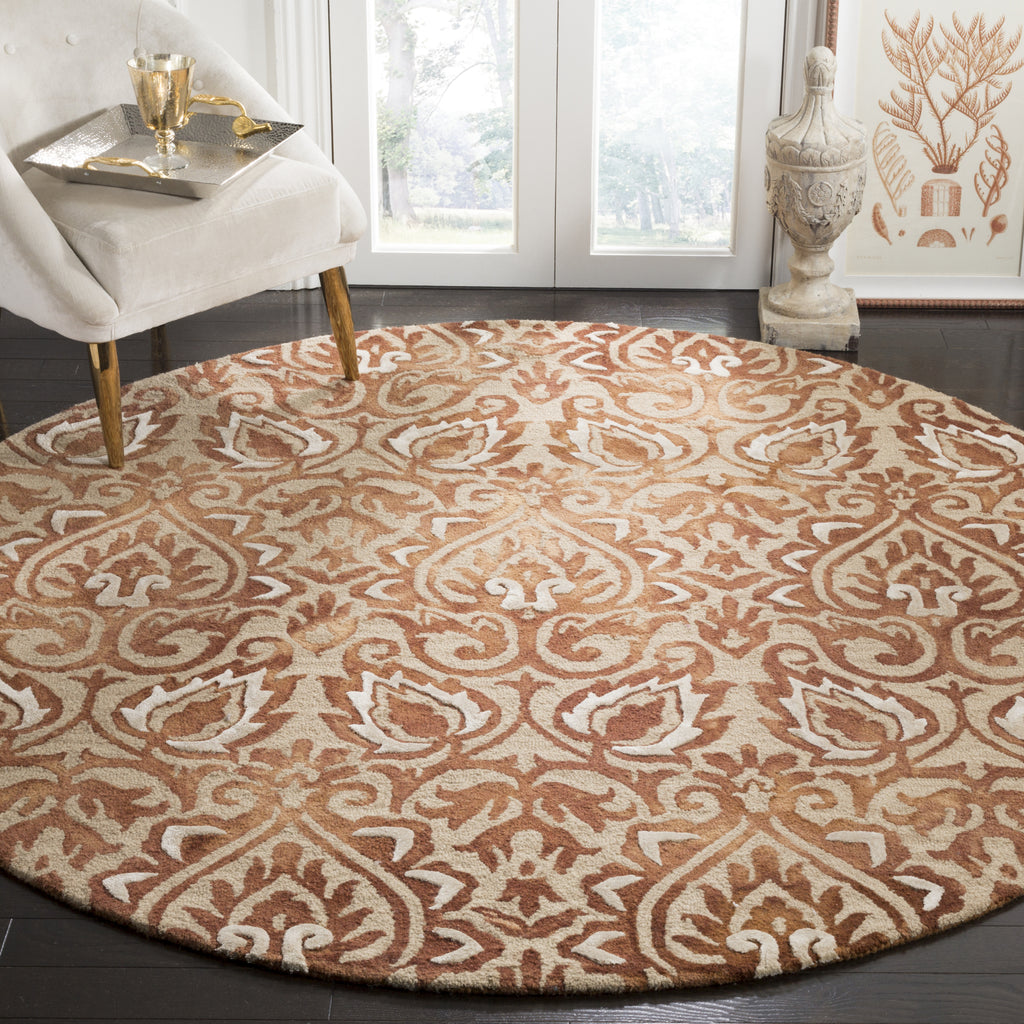 Safavieh Dip Dye 511 Copper/Beige Area Rug – Incredible Rugs and Decor