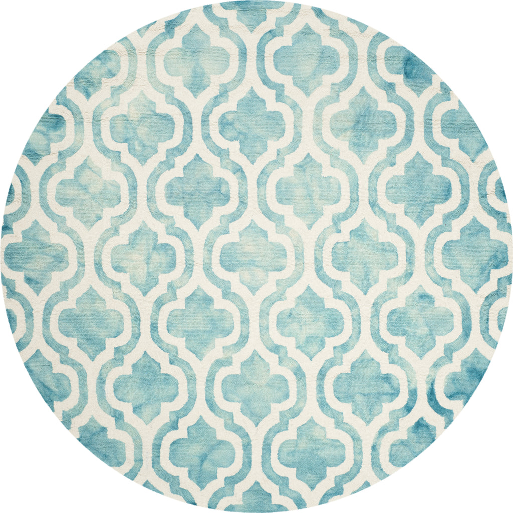 Safavieh Dip Dye 537 Turquoise/Ivory Area Rug – Incredible Rugs and Decor