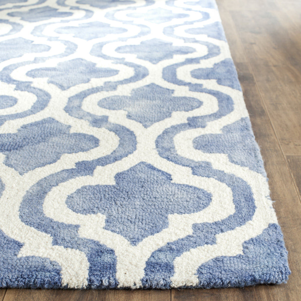 Safavieh Dip Dye 537 Blue/Ivory Area Rug – Incredible Rugs and Decor