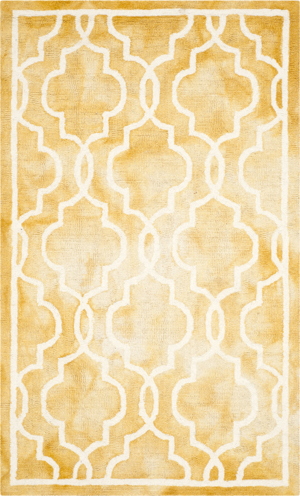 Safavieh Dip Dye 539 Gold/Ivory Area Rug – Incredible Rugs and Decor