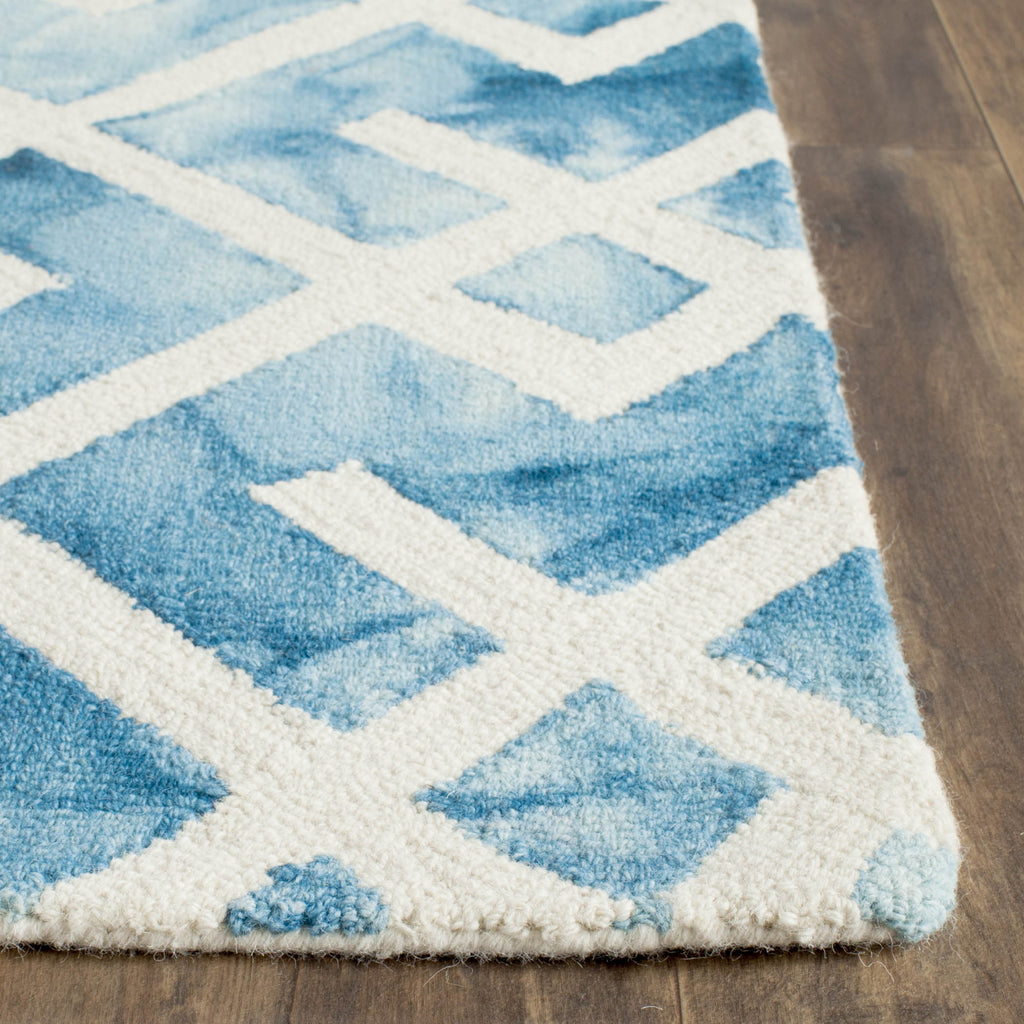 Safavieh Dip Dye 677 Blue/Ivory Area Rug – Incredible Rugs and Decor