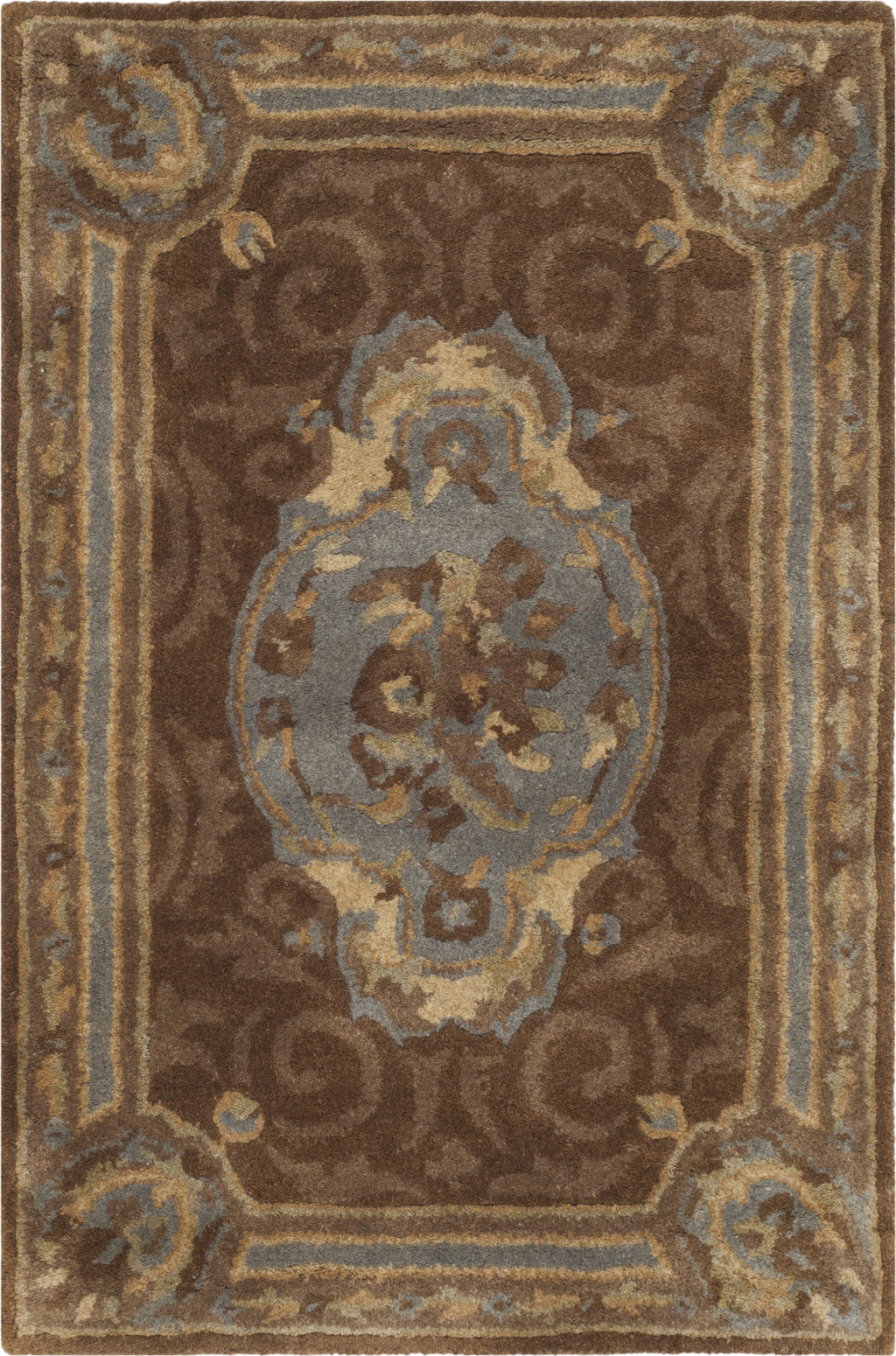 Safavieh Empire 409 Blue/Brown Area Rug – Incredible Rugs and Decor