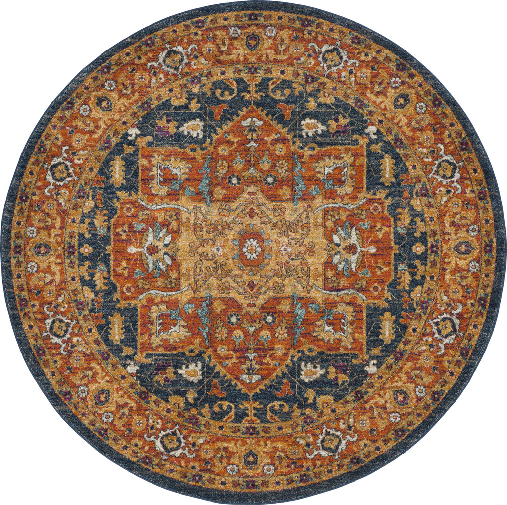 Safavieh Evoke EVK275C Blue/Orange Area Rug – Incredible Rugs and Decor