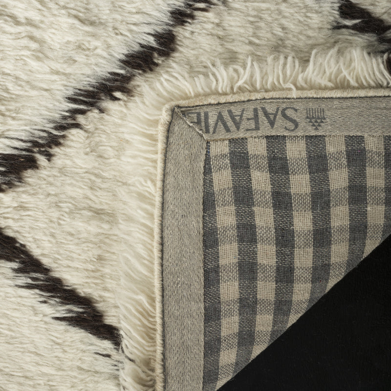 Safavieh Flokati 155 Ivory/Brown Area Rug – Incredible Rugs and Decor