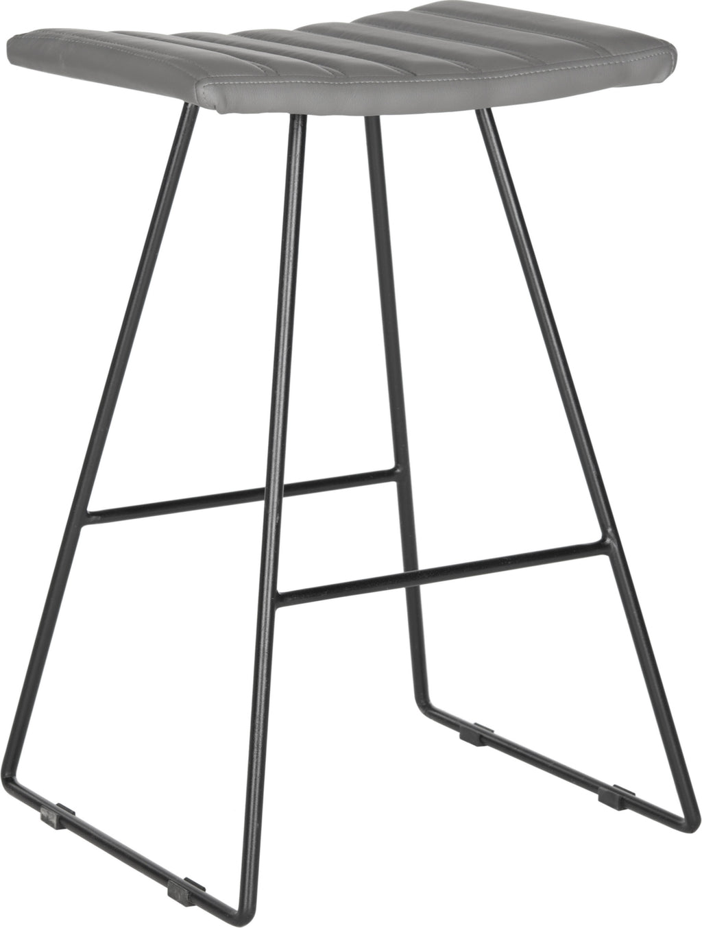 Safavieh Akito Counter Stool Grey and Black – Incredible Rugs and Decor