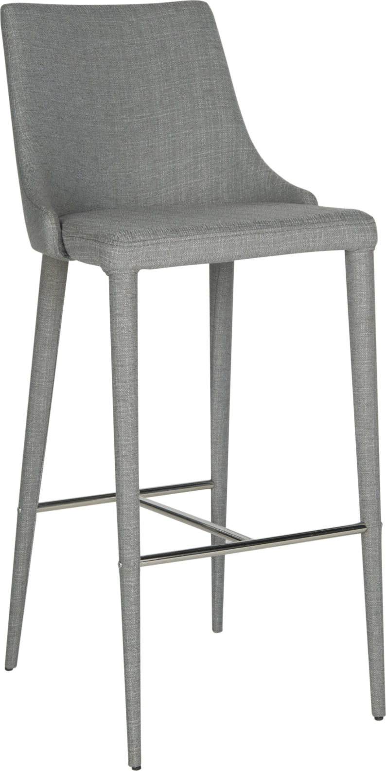 Safavieh Summerset Bar Stool Grey and Chrome – Incredible Rugs and Decor