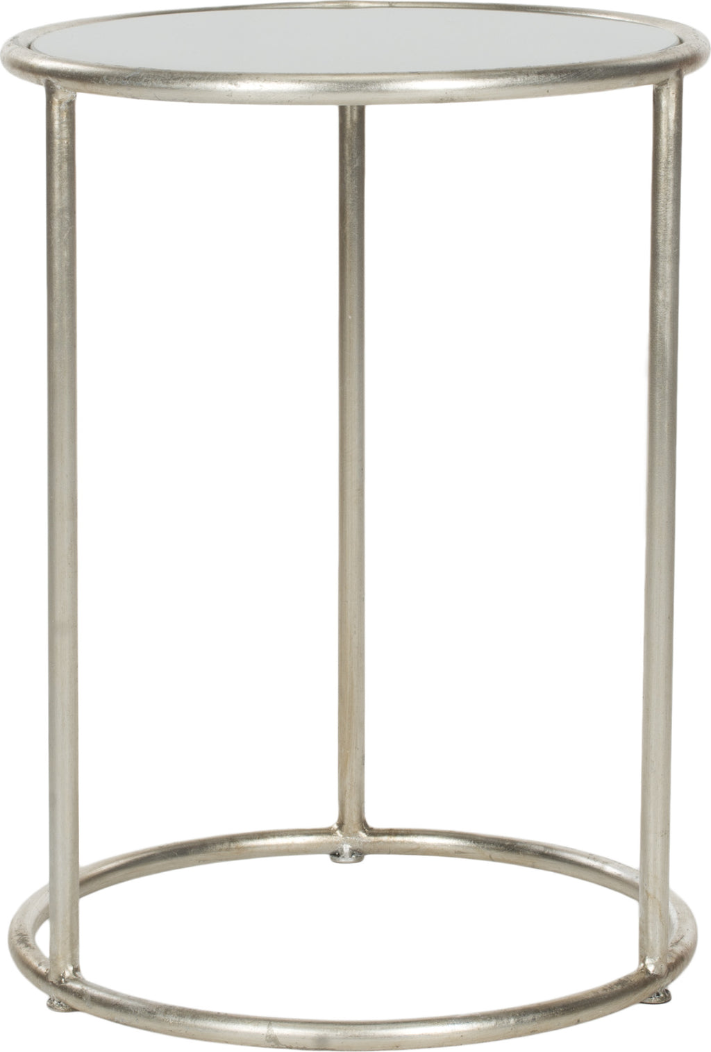 Safavieh Shay Glass Top Silver Accent Table and Grey – Incredible Rugs ...