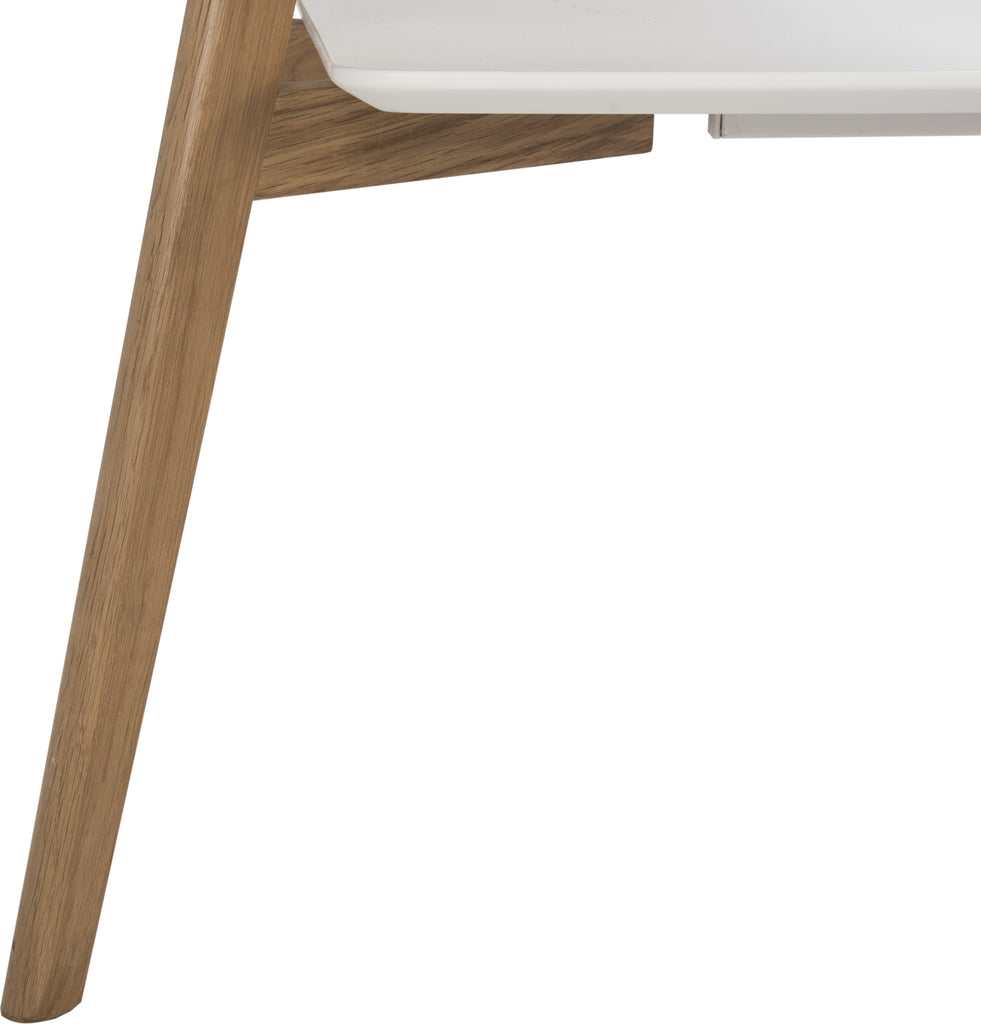 Safavieh Basil 2 Tier Coffee Table White – Incredible Rugs and Decor