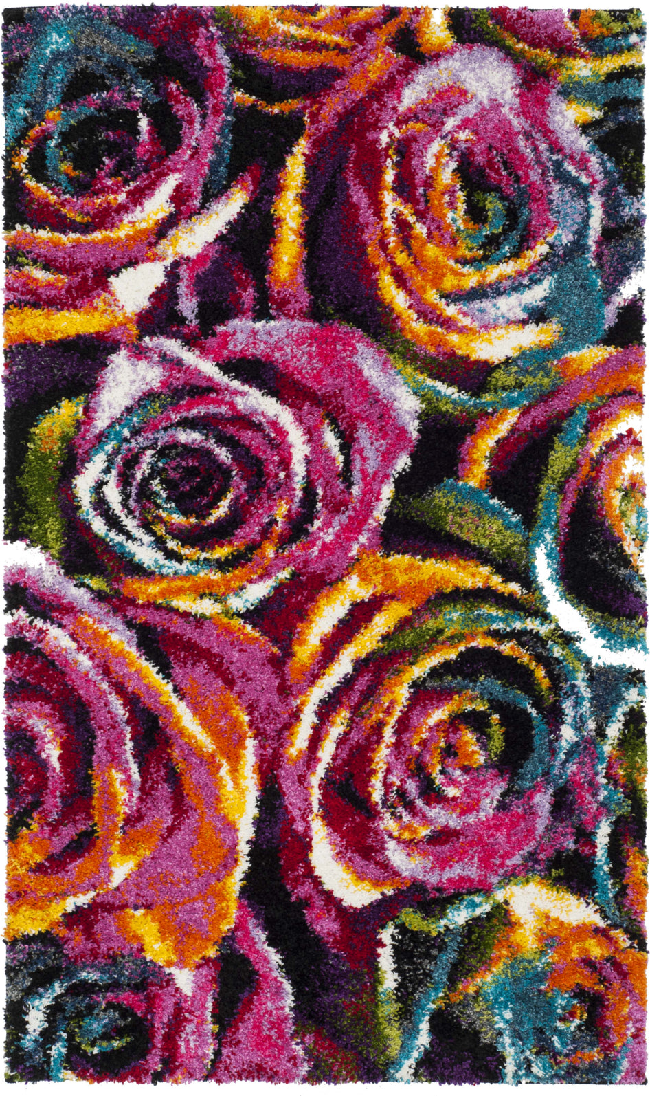 Safavieh Fiesta Shag FSG366B Fuchsia/Multi Area Rug – Incredible Rugs ...