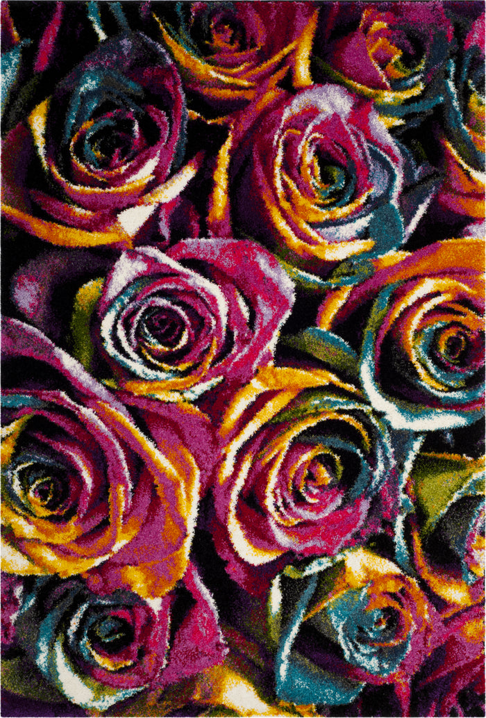 Safavieh Fiesta Shag FSG366B Fuchsia/Multi Area Rug – Incredible Rugs ...