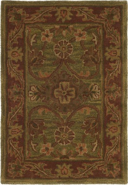 Safavieh Golden Jaipur Gj250 Green/Rust Area Rug – Incredible Rugs and ...