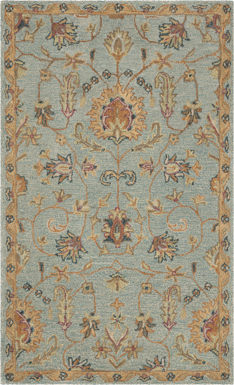 Safavieh Heritage 274 Light Blue/Multi Area Rug – Incredible Rugs and Decor