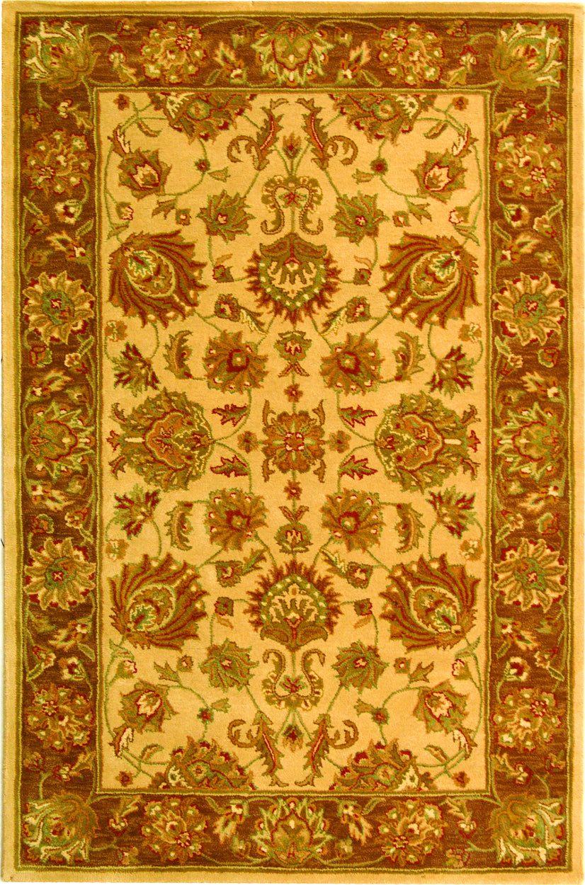 Safavieh Heritage 343 Ivory/Brown Area Rug – Incredible Rugs and Decor