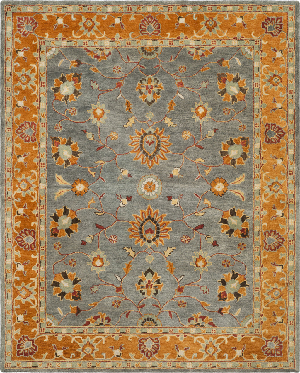Safavieh Heritage 401 Blue/Orange Area Rug – Incredible Rugs and Decor