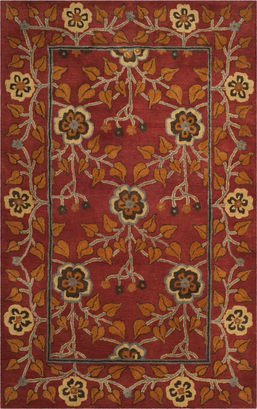 Safavieh Heritage 407 Red/Multi Area Rug – Incredible Rugs and Decor