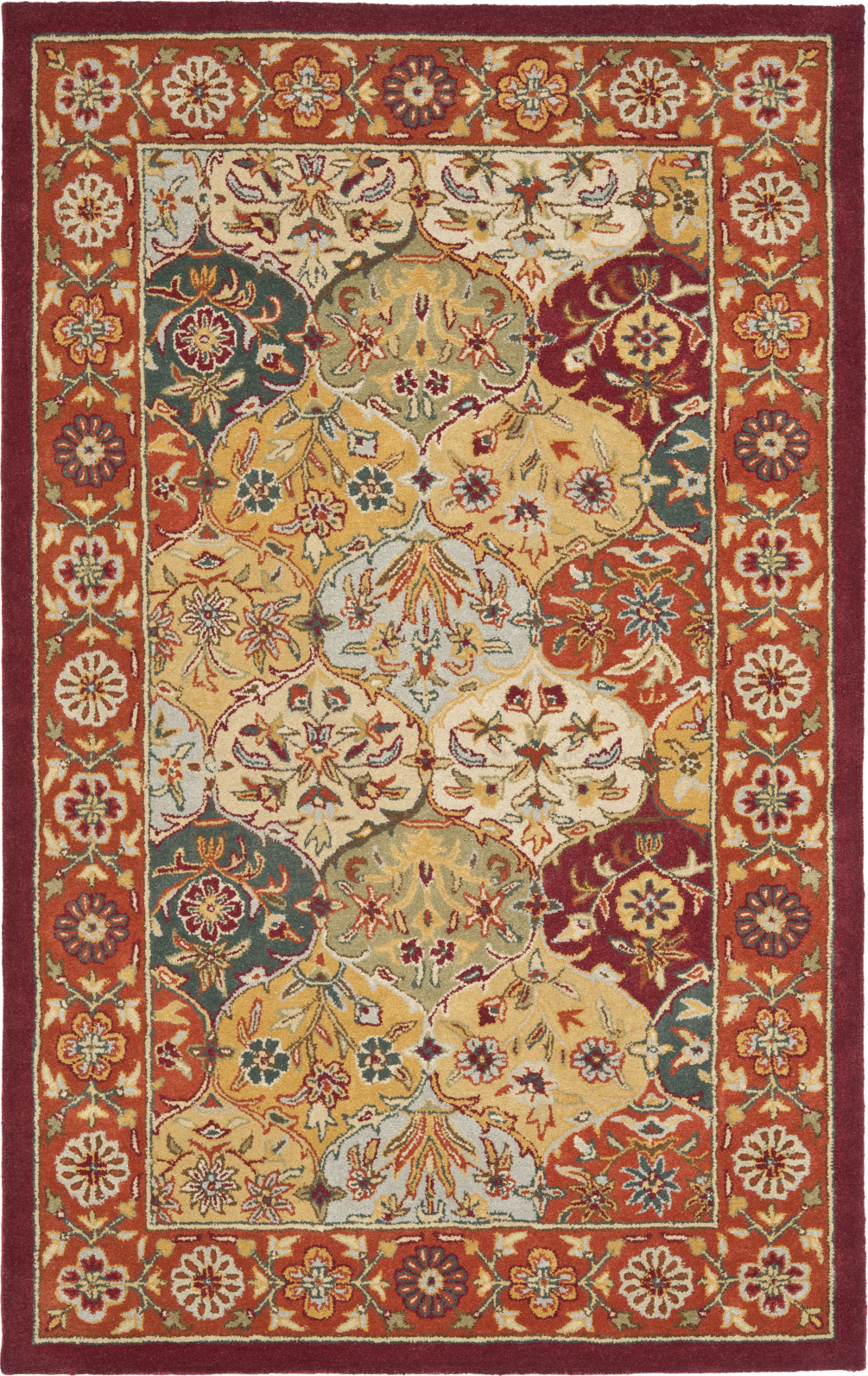 Safavieh Heritage 510 Multi/Red Area Rug – Incredible Rugs and Decor